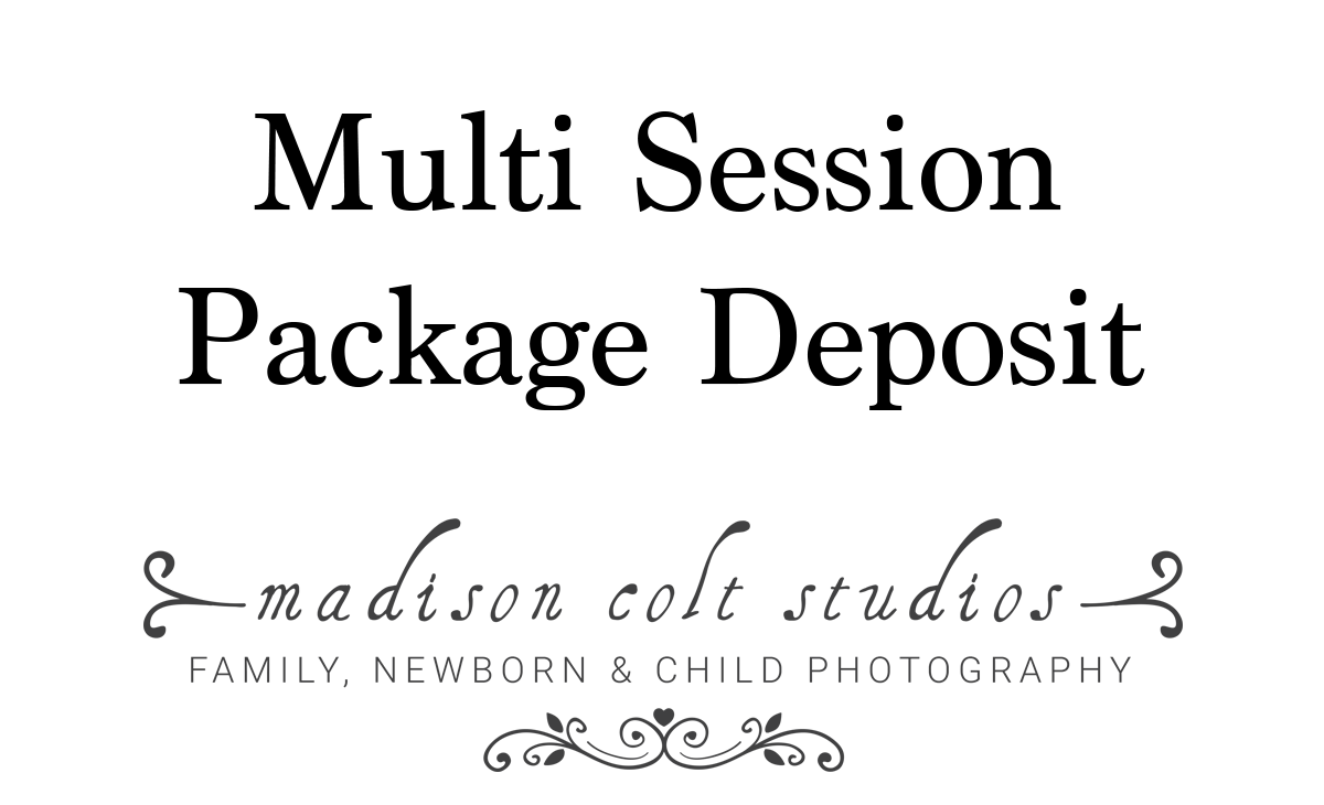 Multi Session Package Deposit – Madison Colt Studios